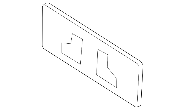 2019-2024 Nissan Murano License Bracket 96210-9UF0A | Nissan Parts OEM