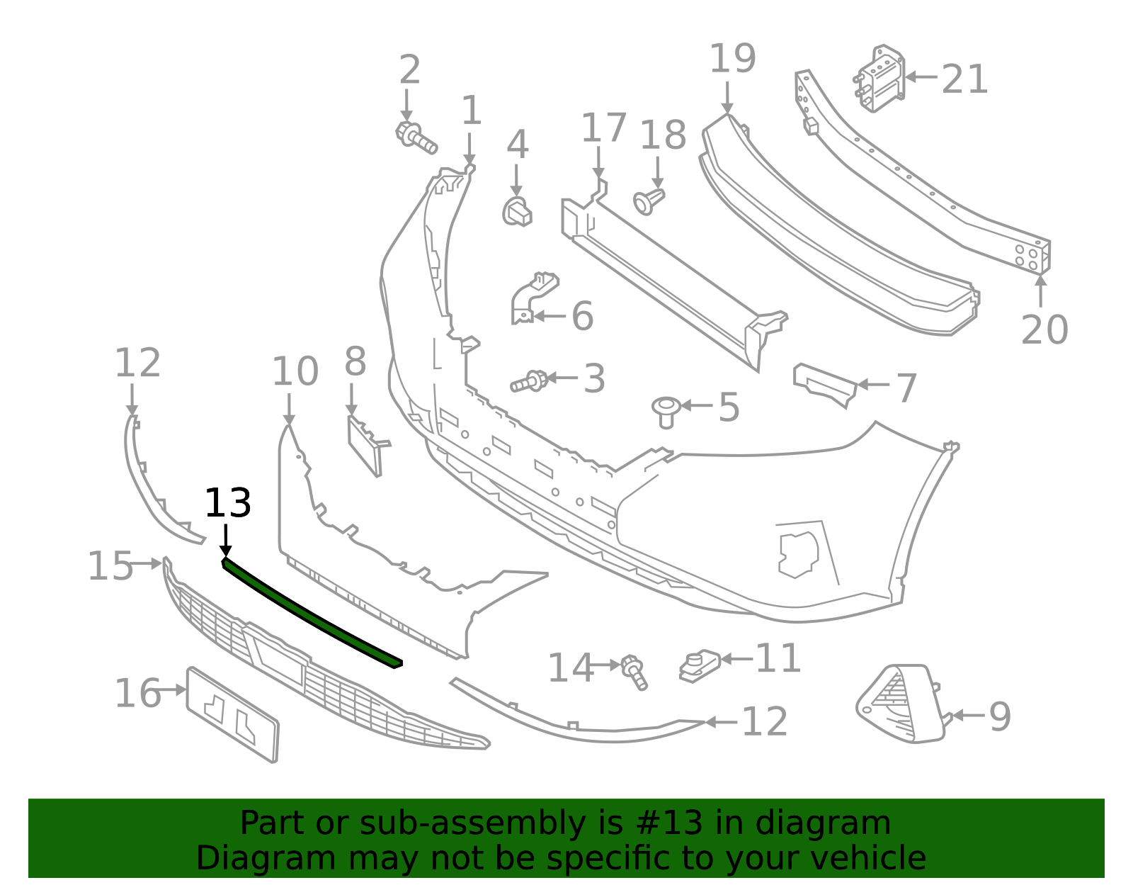 2022-2024 Nissan Murano Lower Molding 62078-9UH1A | Team Nissan Inc.