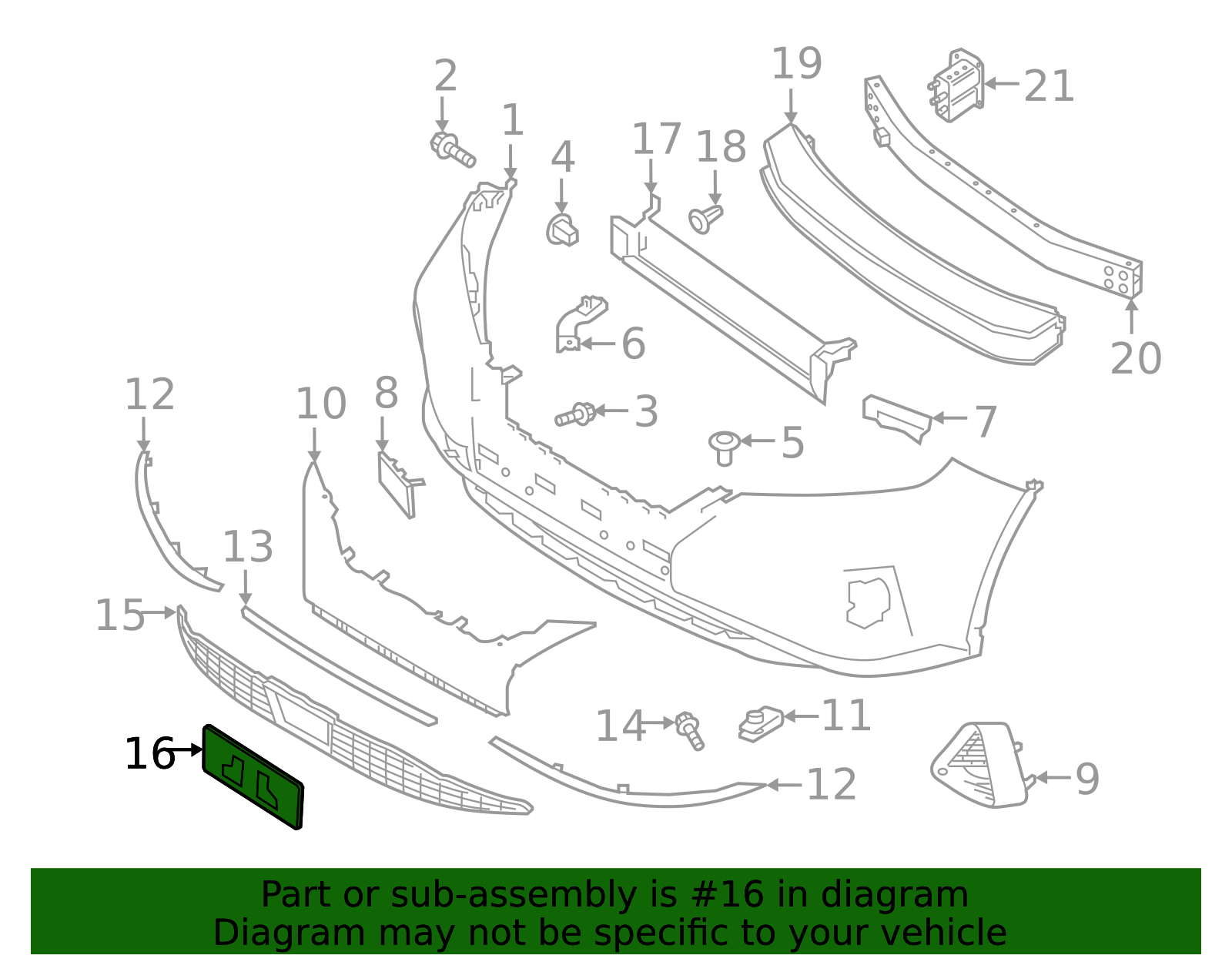 96210-9UF0A - License Bracket 2019-2024 Nissan Murano | Official Nissan ...