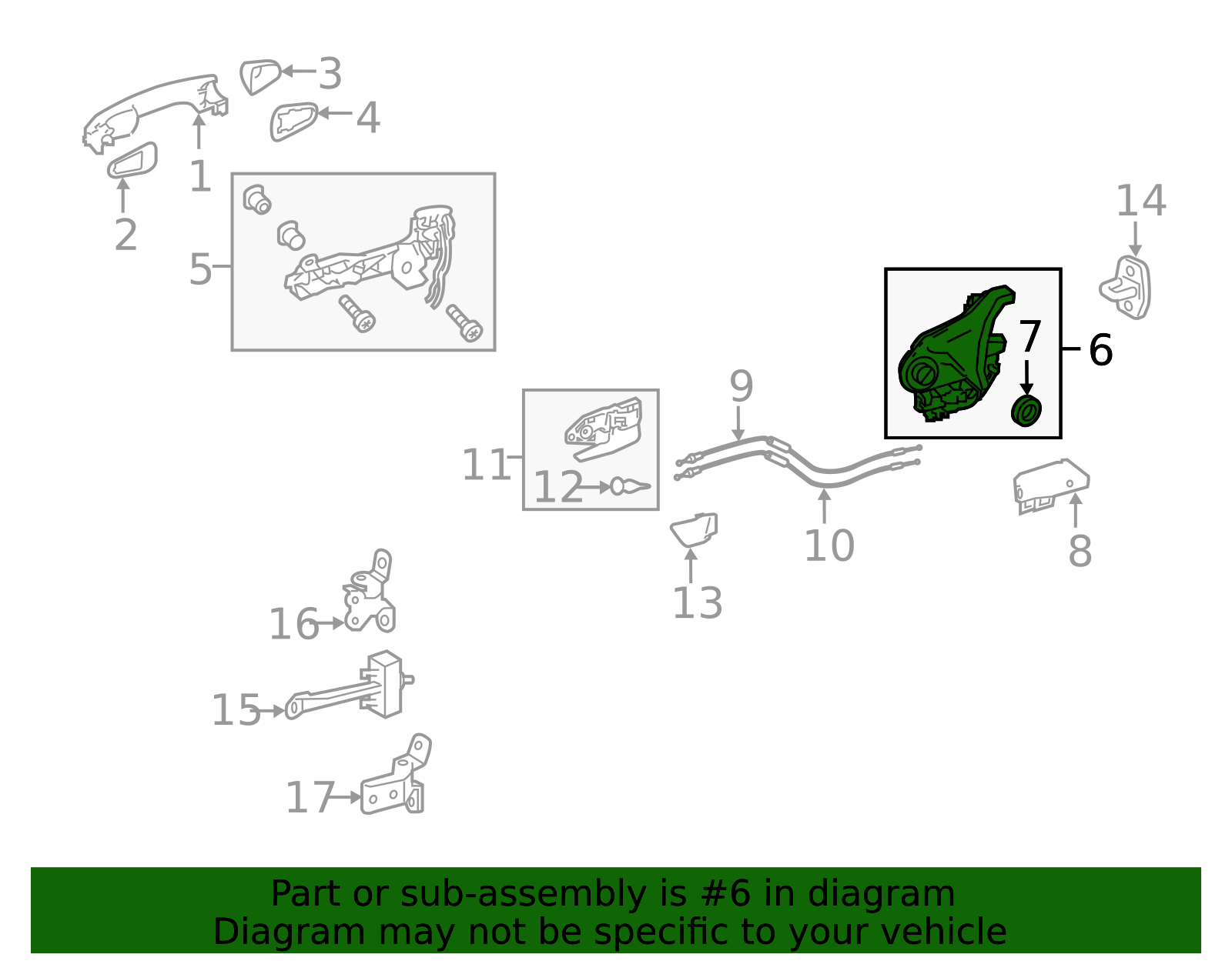 Door Latch - Secure OEM Closure Every Time 69060-0E030 | AutoNation Parts