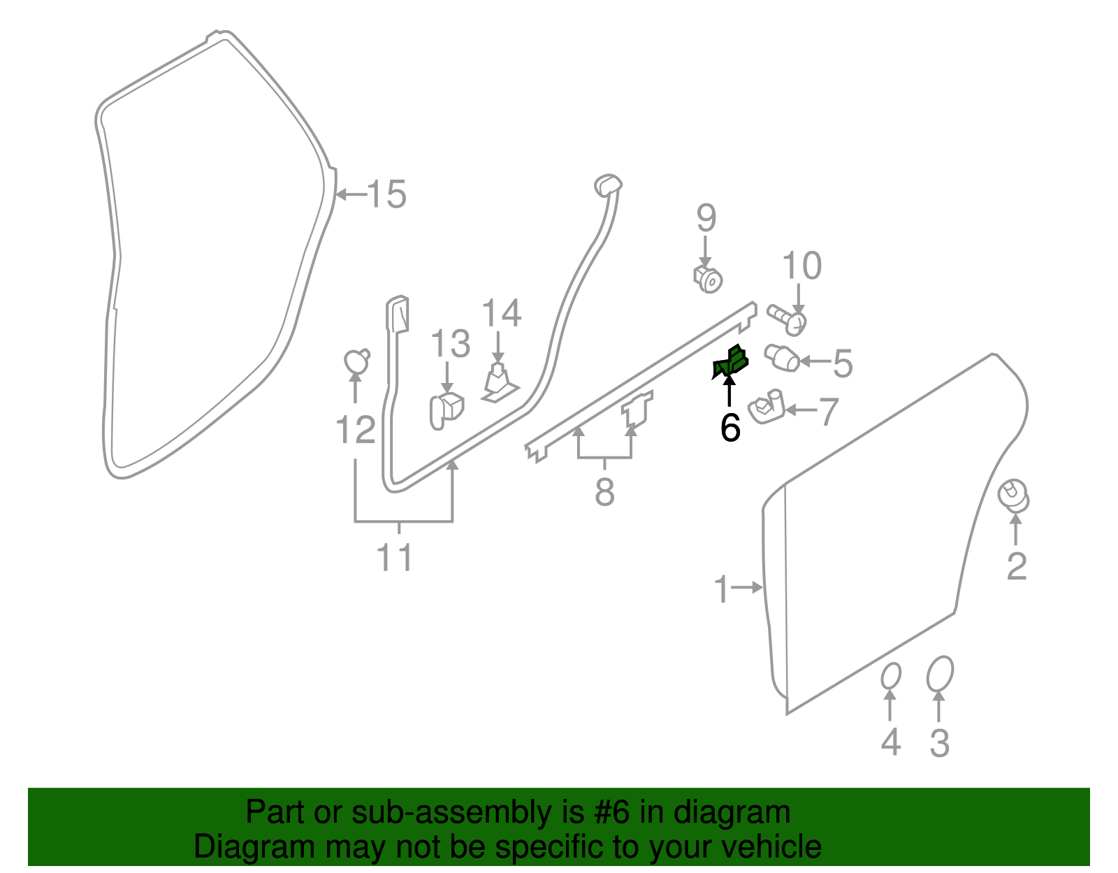 61256AG000 - 2005-2009 Subaru - Stabilizer | OEM Subaru Parts Center