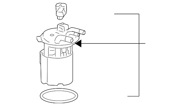 2009-2014 GM Fuel Pump Module without Fuel Level Sensor 19299715 GM ...