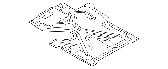 2009-2016 Audi Center Shield 8K0-825-209-A | Audi OEM Parts Online