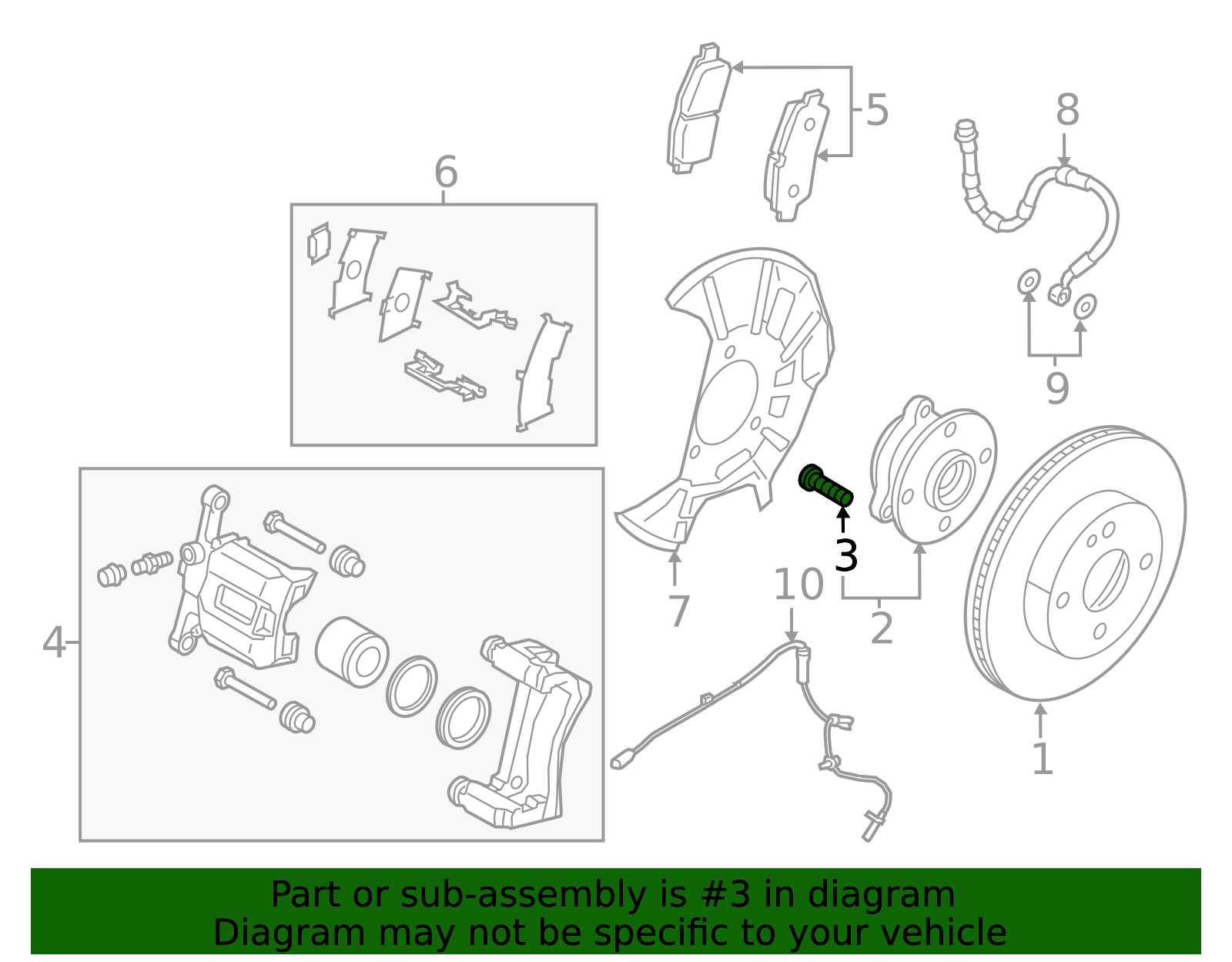 Wheel Lug Stud 90118-WB772 | Toyota Parts Center