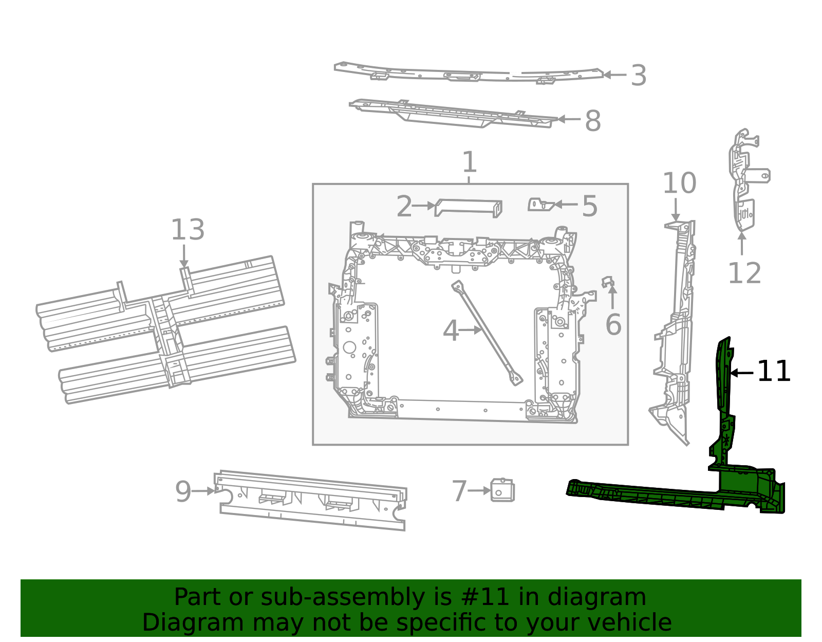 2021-2025 Jeep Side Seal 68488849AB | Mopar Parts Canada