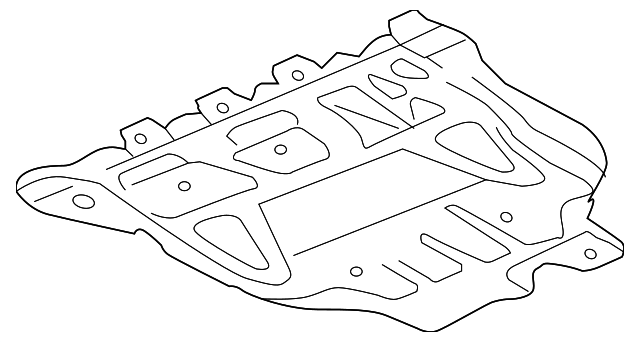 3Q0-825-235-A - Splash Shield 2019-2025 Audi S3 | Audi OEM Parts Guy