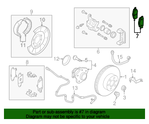 2019-2022 Nissan Brake Pads Rear D4060-9HU0A | Temecula Nissan Parts