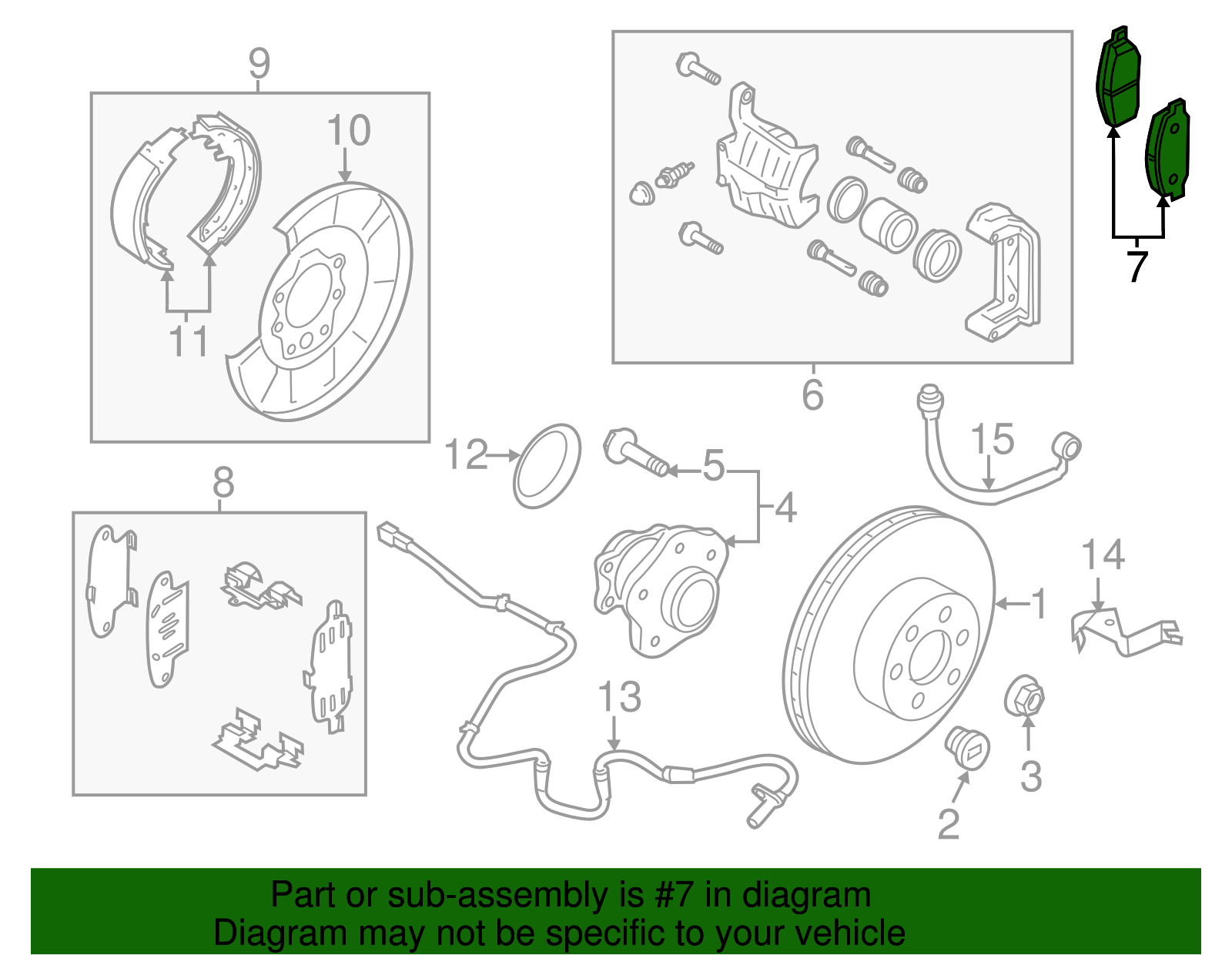 2019-2022 Nissan Brake Pads Rear D4060-9HU0A | Temecula Nissan Parts