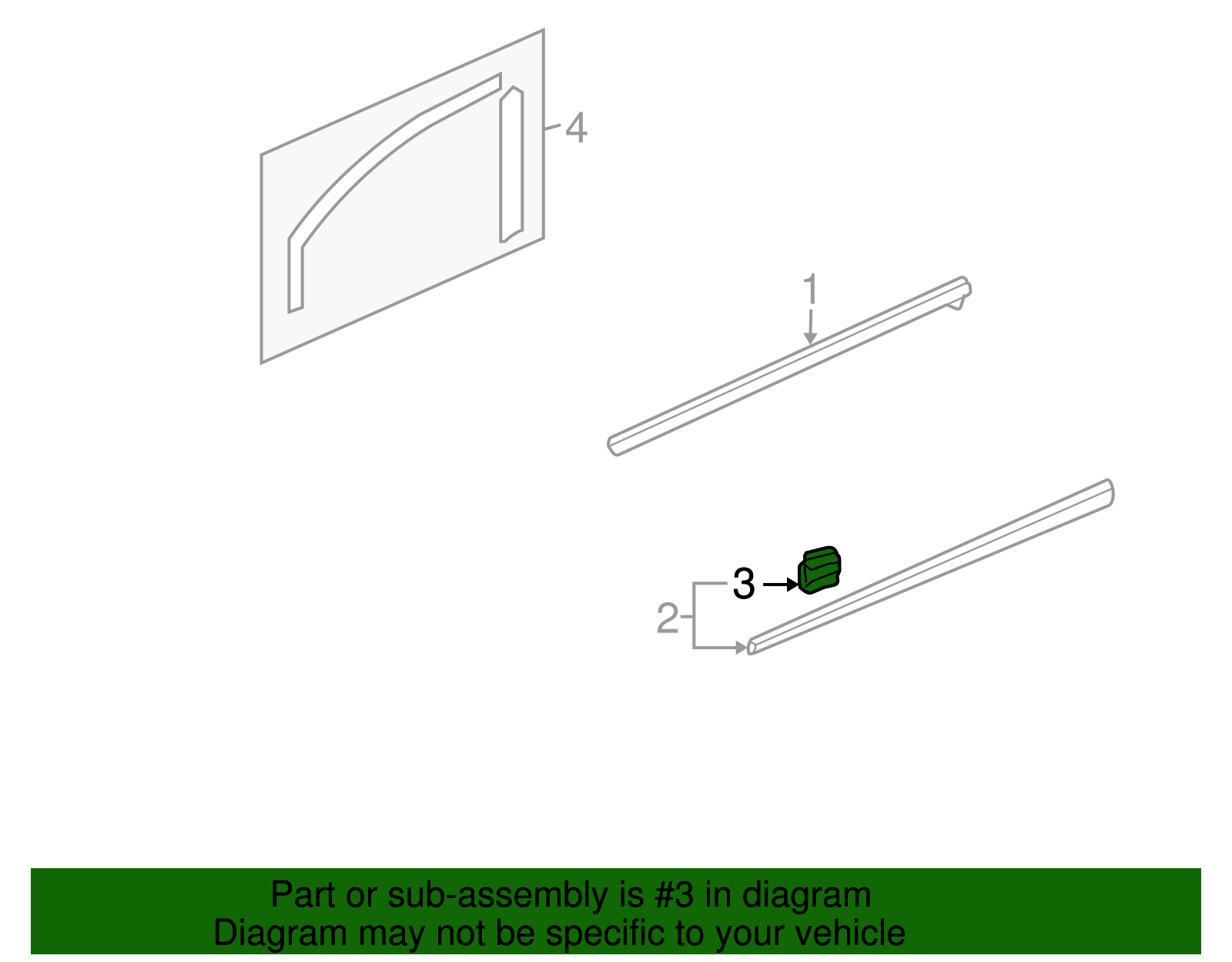 75305-S0A-003 - Body Side Molding Clip 1999-2011 Honda | Honda Parts Online