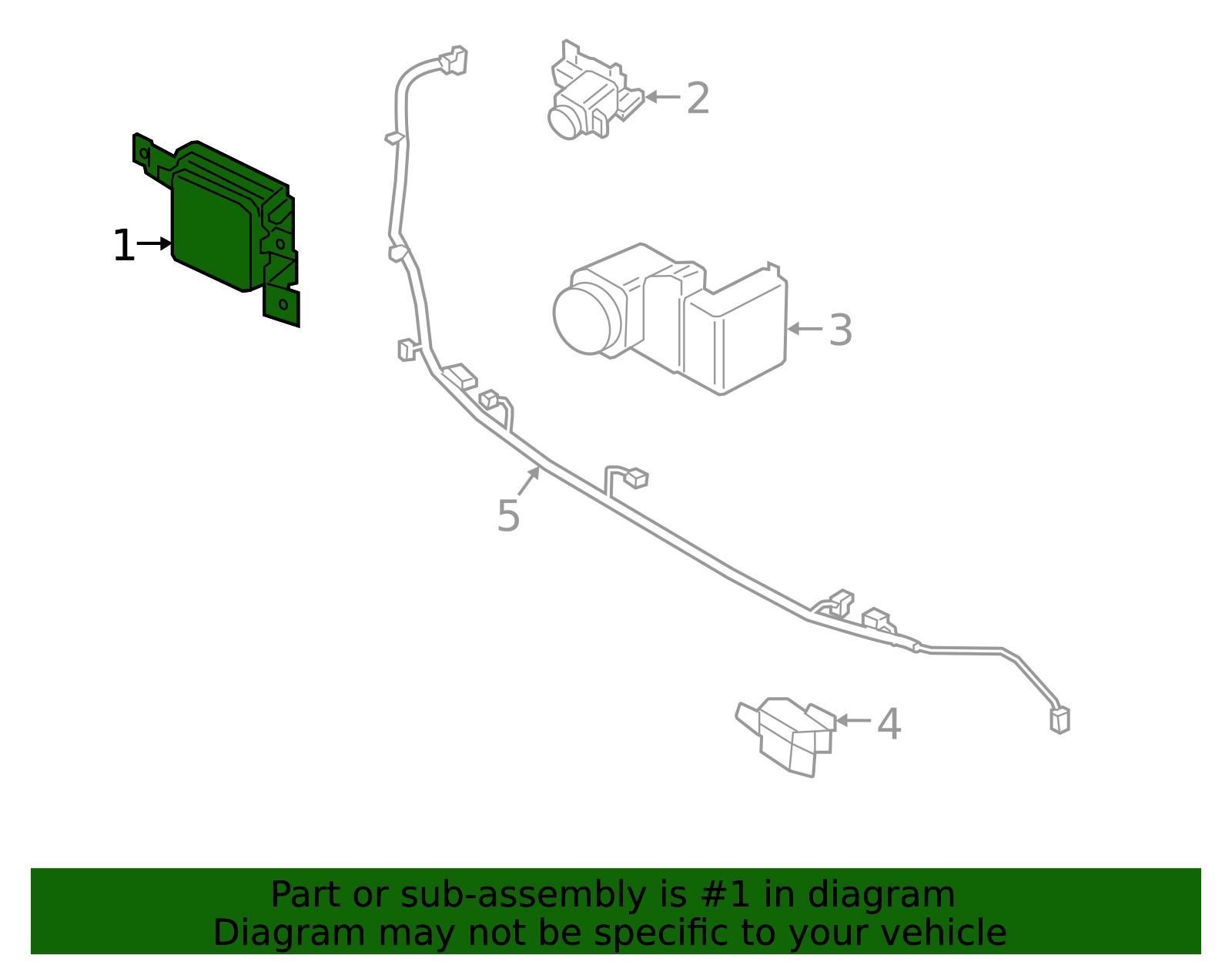 99110-R5500 - Sensor 2024-2025 Kia Sorento | Kia.Parts Store