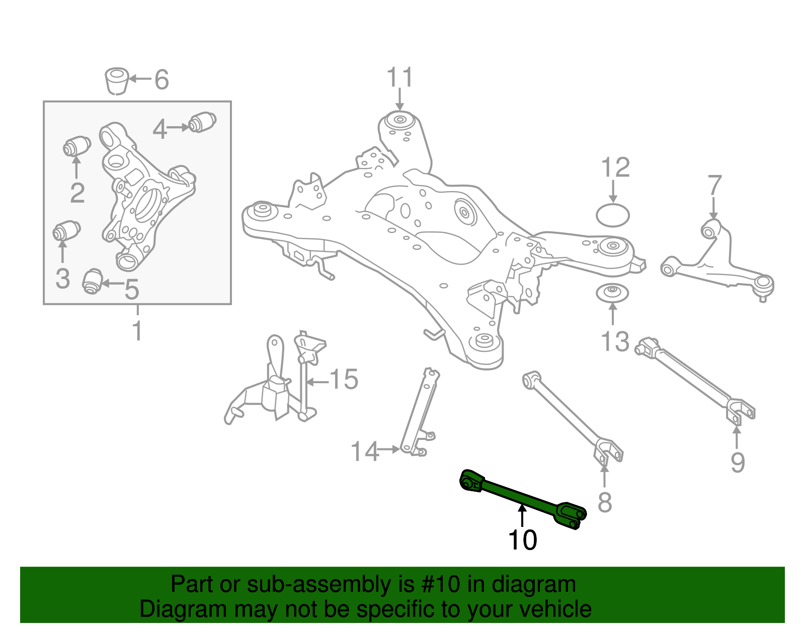 2011-2020 Infiniti Lower Control Arm 551A01MA0D | OEM Parts Online