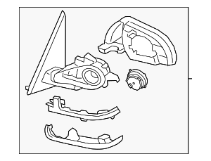 2014-2018 BMW X5 | Mirror Assembly | 51-16-7-477-892 | BMW OEM Parts Store