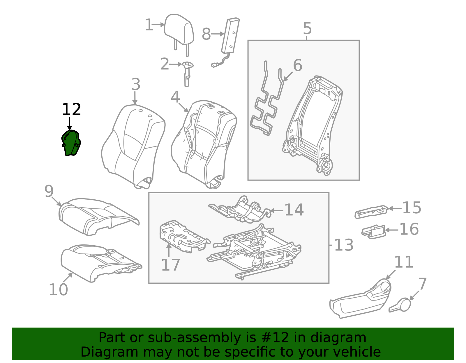 2022-2026 Toyota Tundra Seat Trim Panel 71862-0C100-C0 | Toyota Parts ...