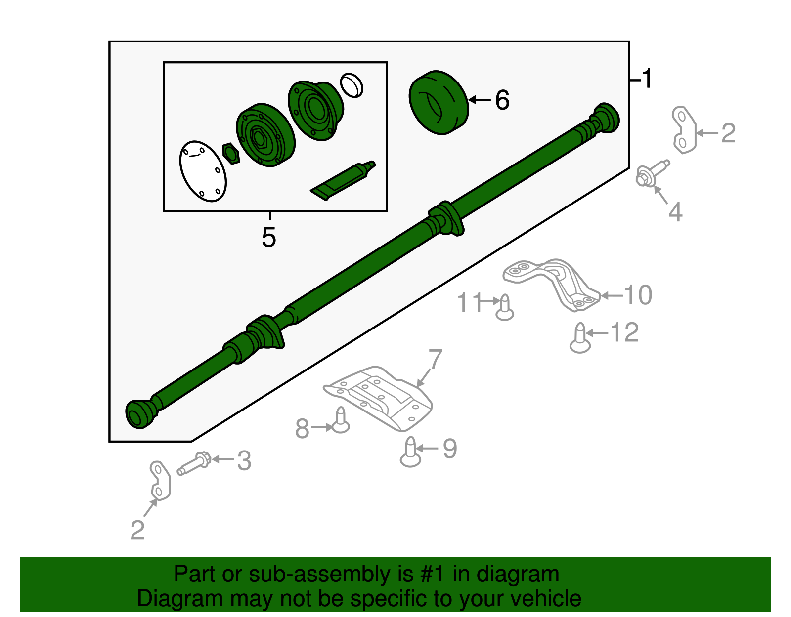 2017-2025 Volvo Drive Shaft 32339127 | TascaParts.com