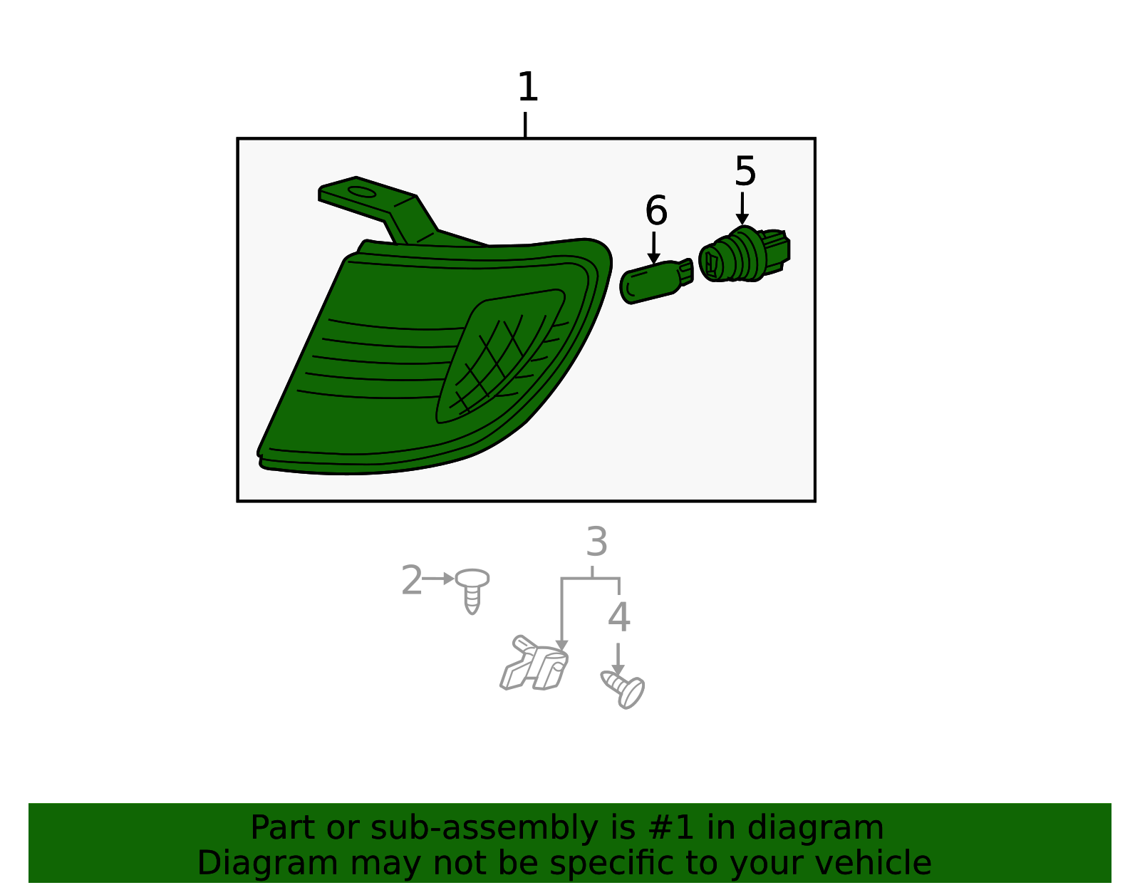 Genuine Official Toyota Parking / Side Marker Light (Left) part# 81620 ...