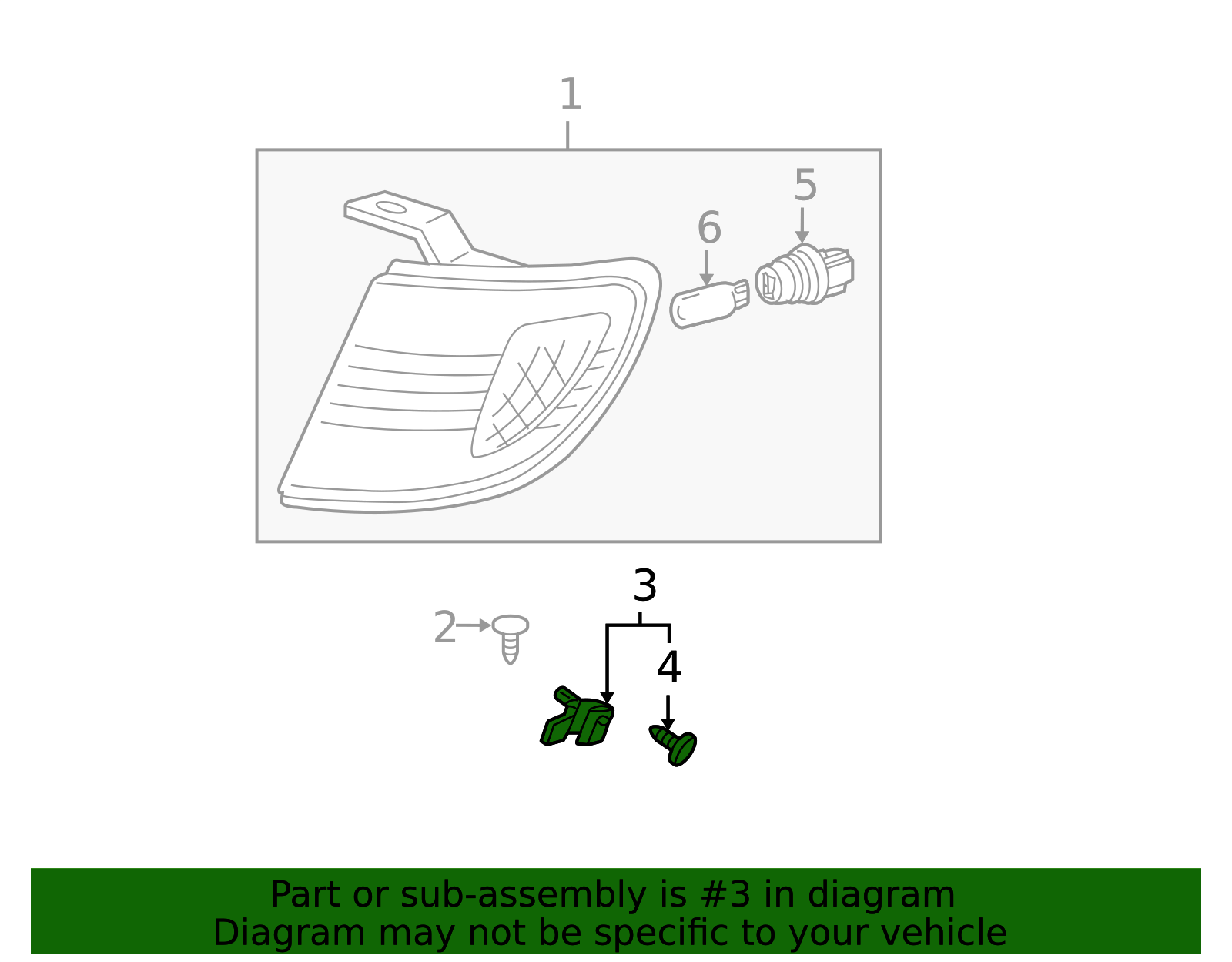 Genuine Official Toyota Parking / Side Marker Light Clip part# 53138 ...