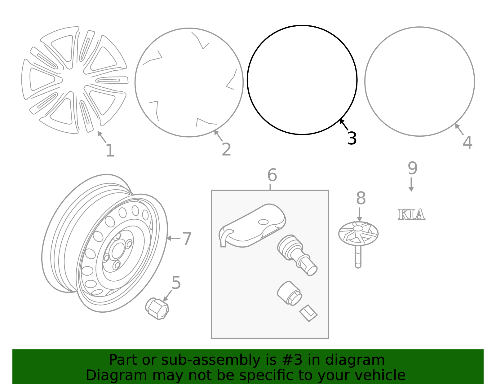 52910-D9330 - Kia Wheel, Alloy 2020-2022 Kia Sportage | Performance ...