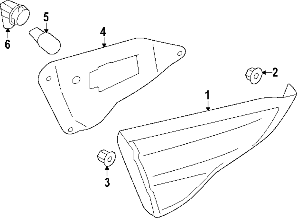 2020-2025 Subaru Legacy Backup Lamp 84251AN00B | Quick Subaru Parts