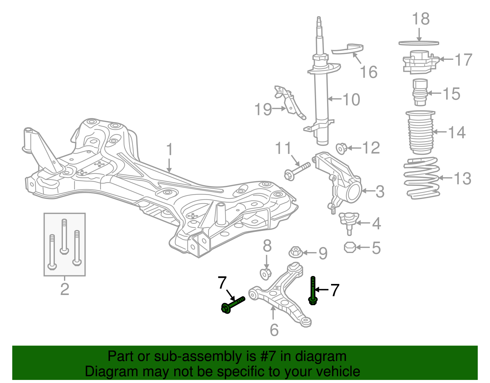 2014-2025 Ram Bolt 68095782AA | Mopar Parts Canada