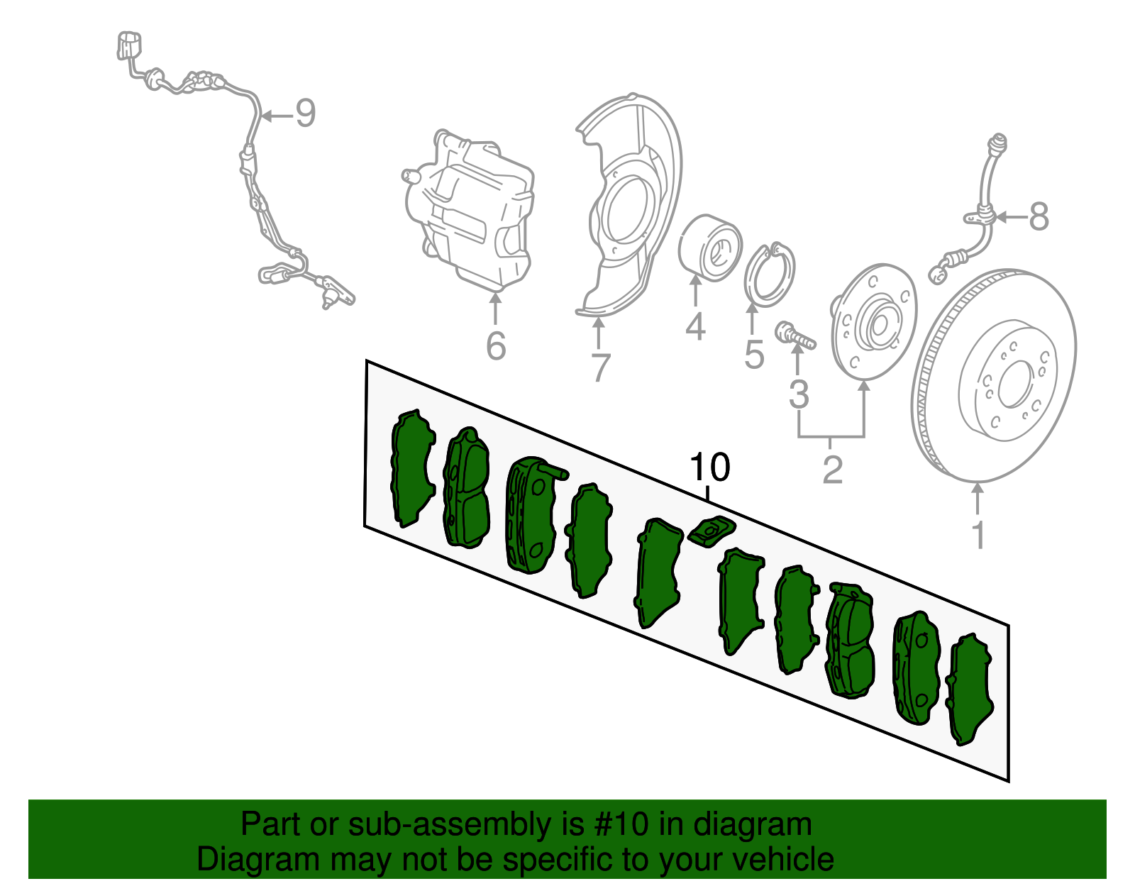 45022-S9A-405 - Honda Brake Pads 2005-2006 Honda CR-V | Performance Auto Parts