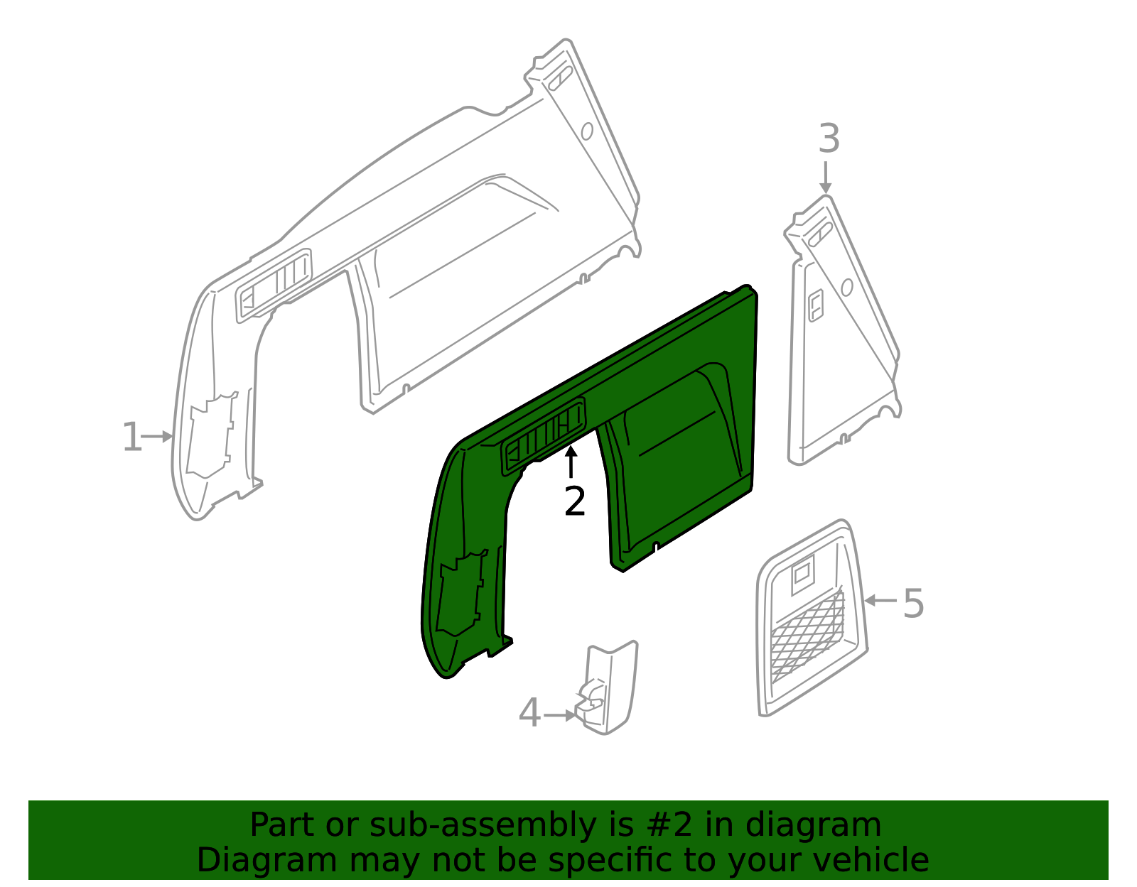 2024-2025 BMW X5 Wheelhouse Trim 51-47-5-A40-E28 | BMW Parts Online Hub