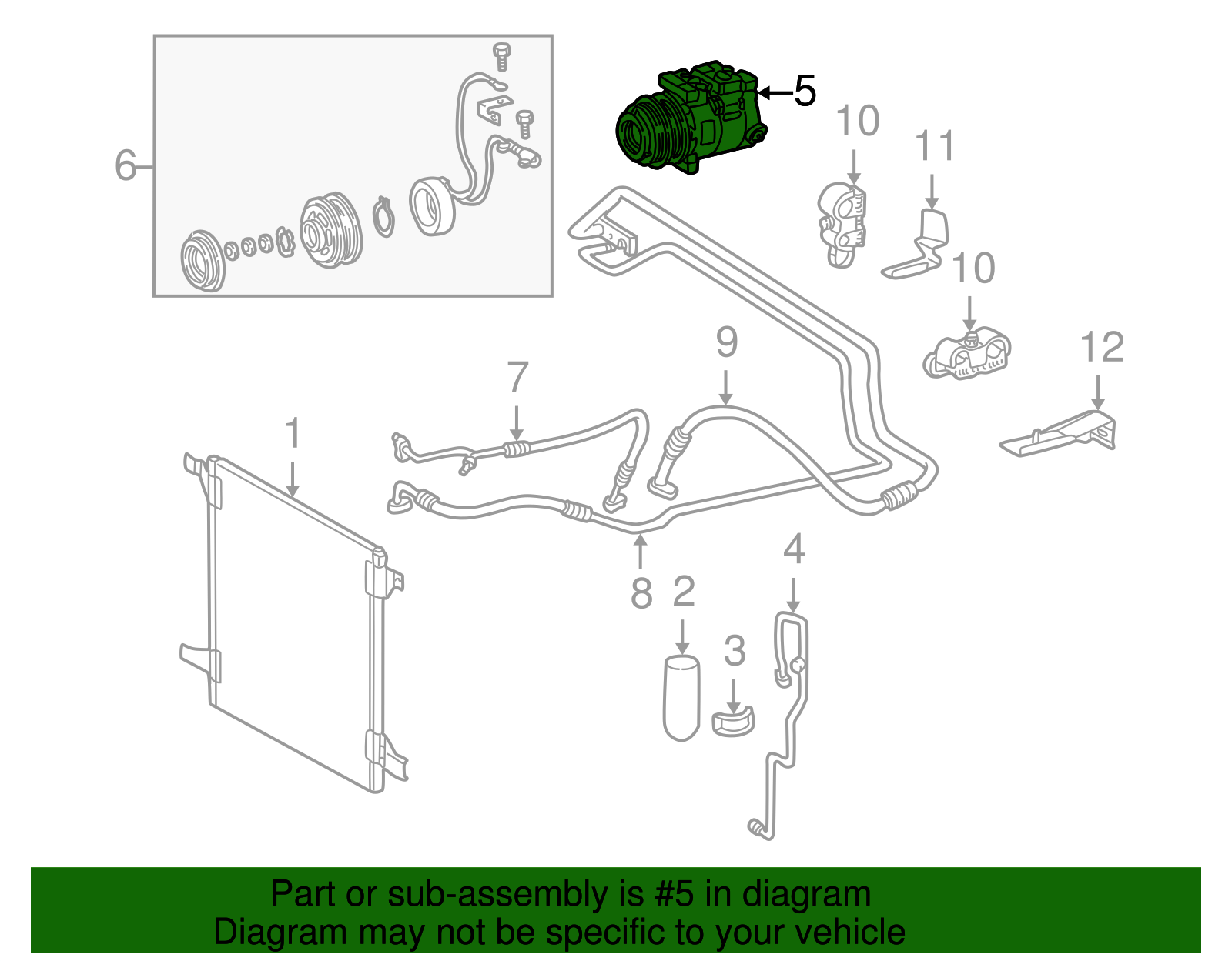 001-230-28-11-80 - A/C Compressor 2000-2012 Mercedes-Benz | Mercedes ...
