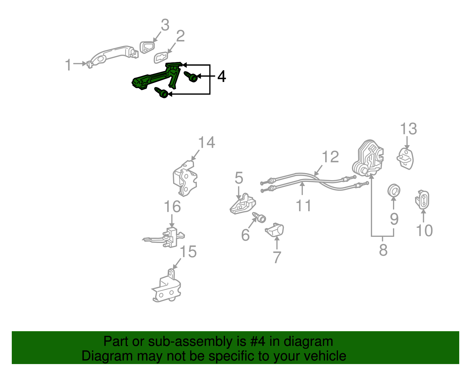2010-2024 Toyota 4Runner Frame 69204-35011 | Toyota Parts Center