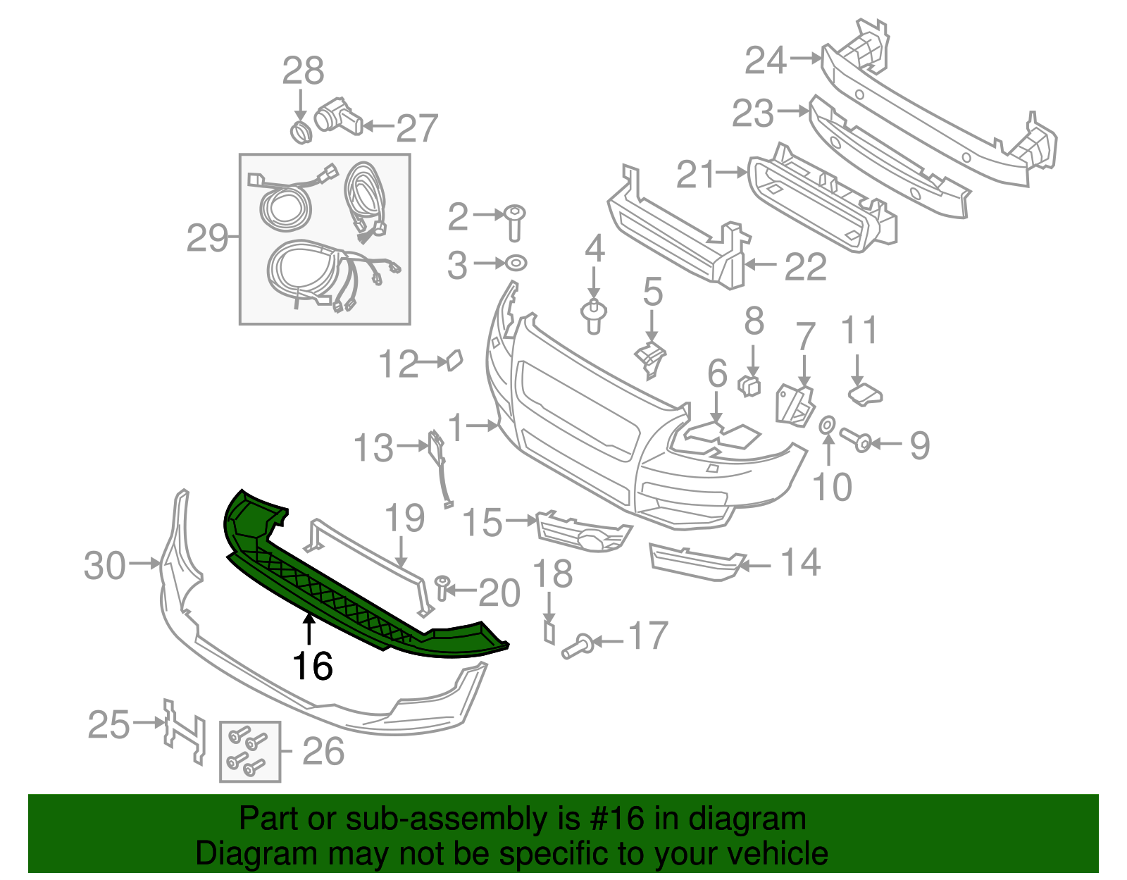 2009-2013 Volvo C30 Lower Plate 31299059 | TascaParts.com