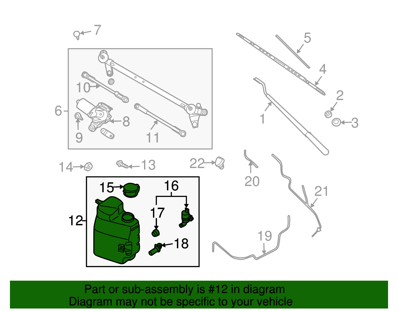 2004-2015 Nissan Reservoir Assembly 28910-9GA0A | Team Nissan Inc.