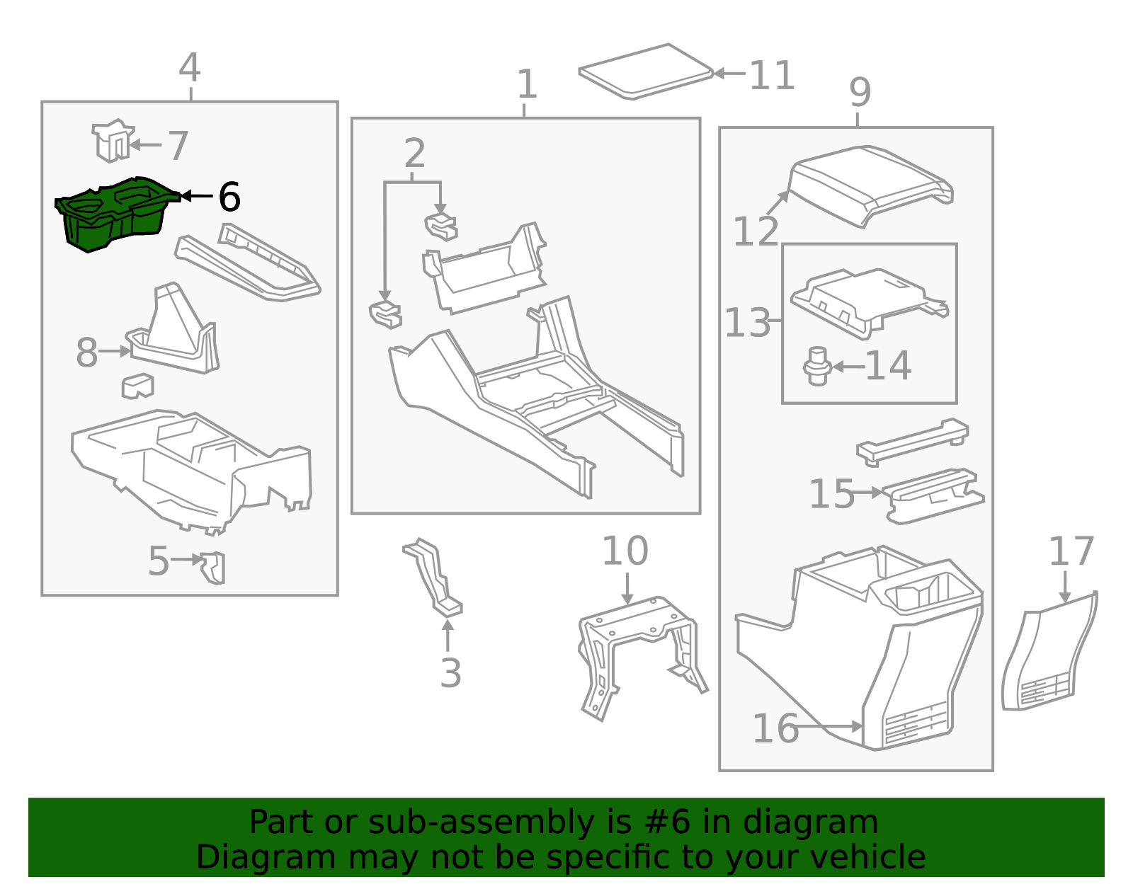 Console Cup Holder - OEM Replacement for Secure Beverage Storage ...