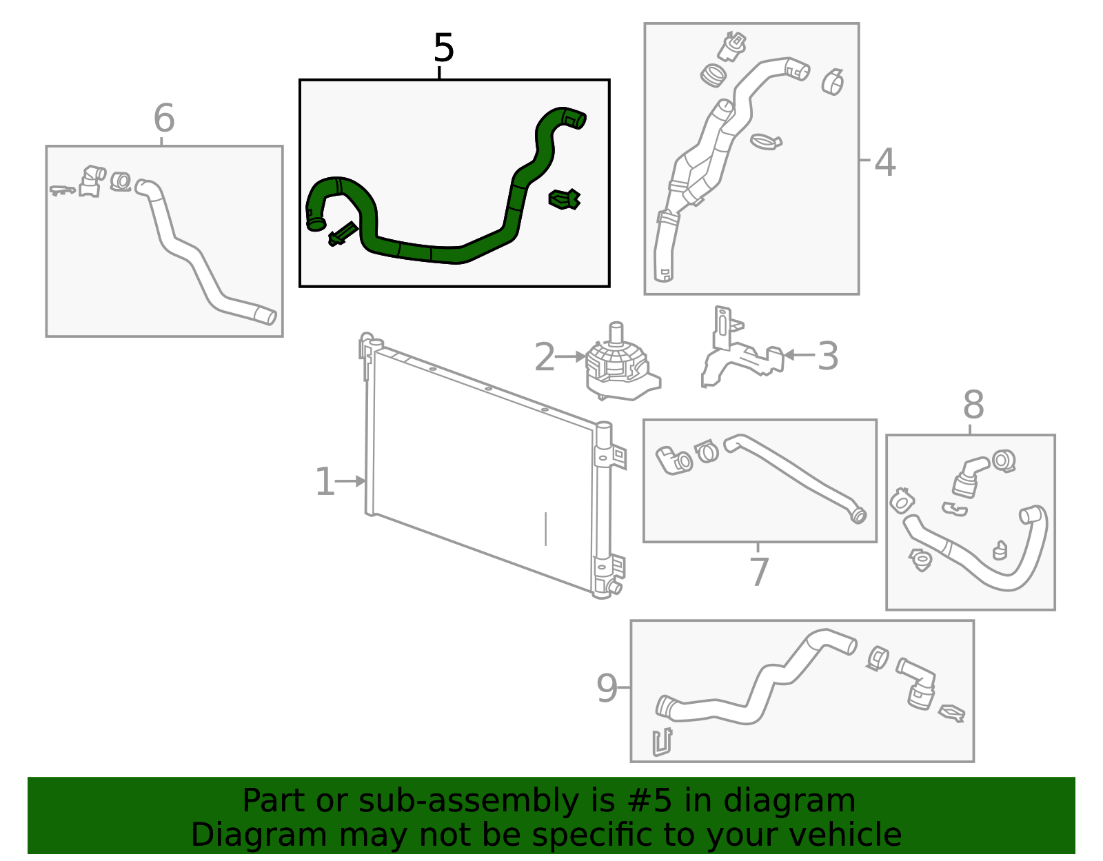 84764262 - Coolant Hose | Partners Chevy