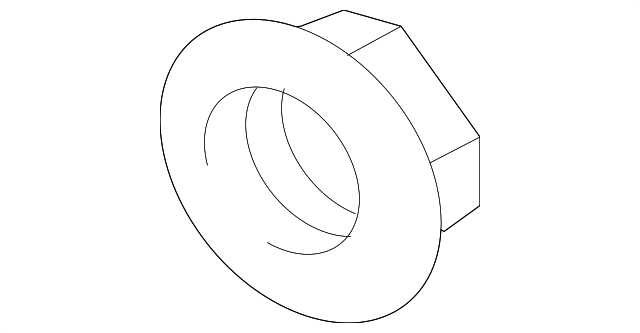 2011-2017 Nissan Strut Nut 54588-1HA0B | Nissan Parts Plus