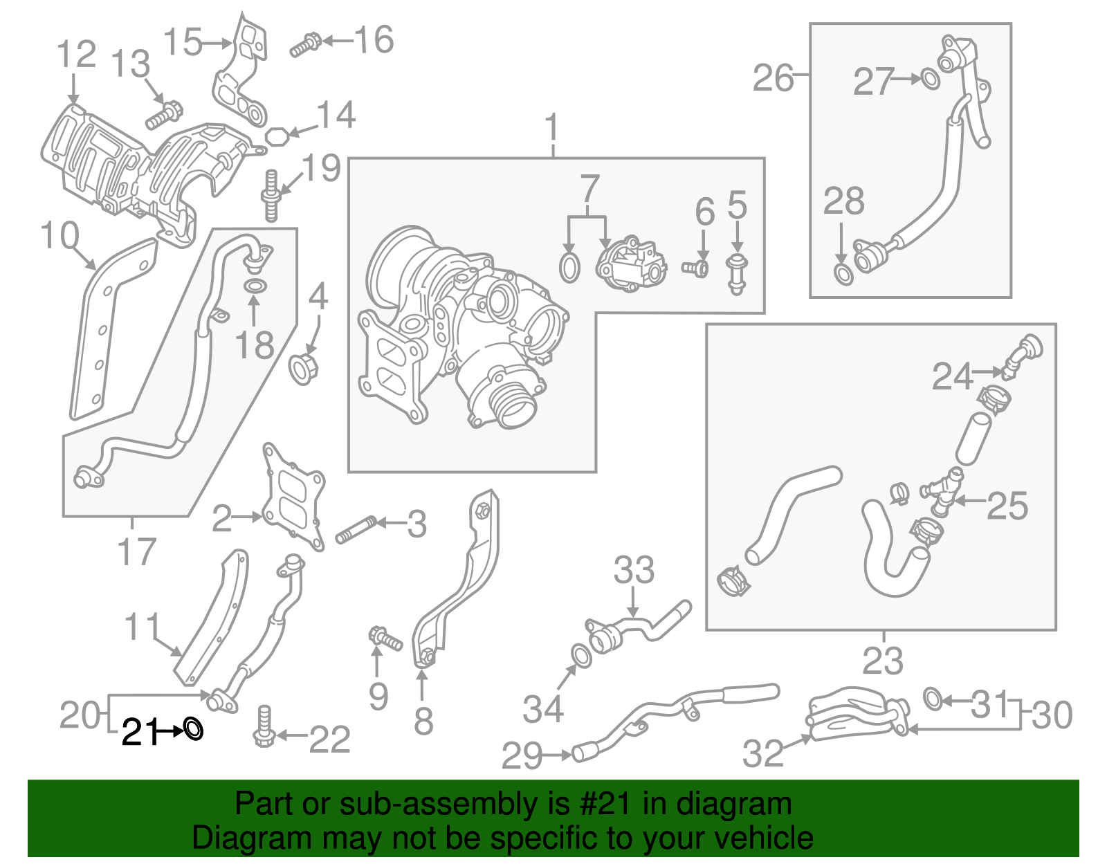 2013-2025 Volkswagen Oil Outlet Tube O-Ring WHT-006-112 | vwpartscenter