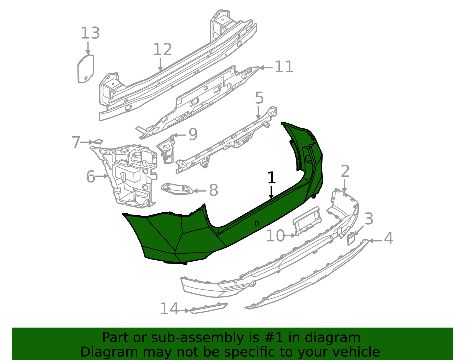 51125a83e77 - Bumper Cover (51-12-5-A83-E77) | BMW of South Atlanta Parts