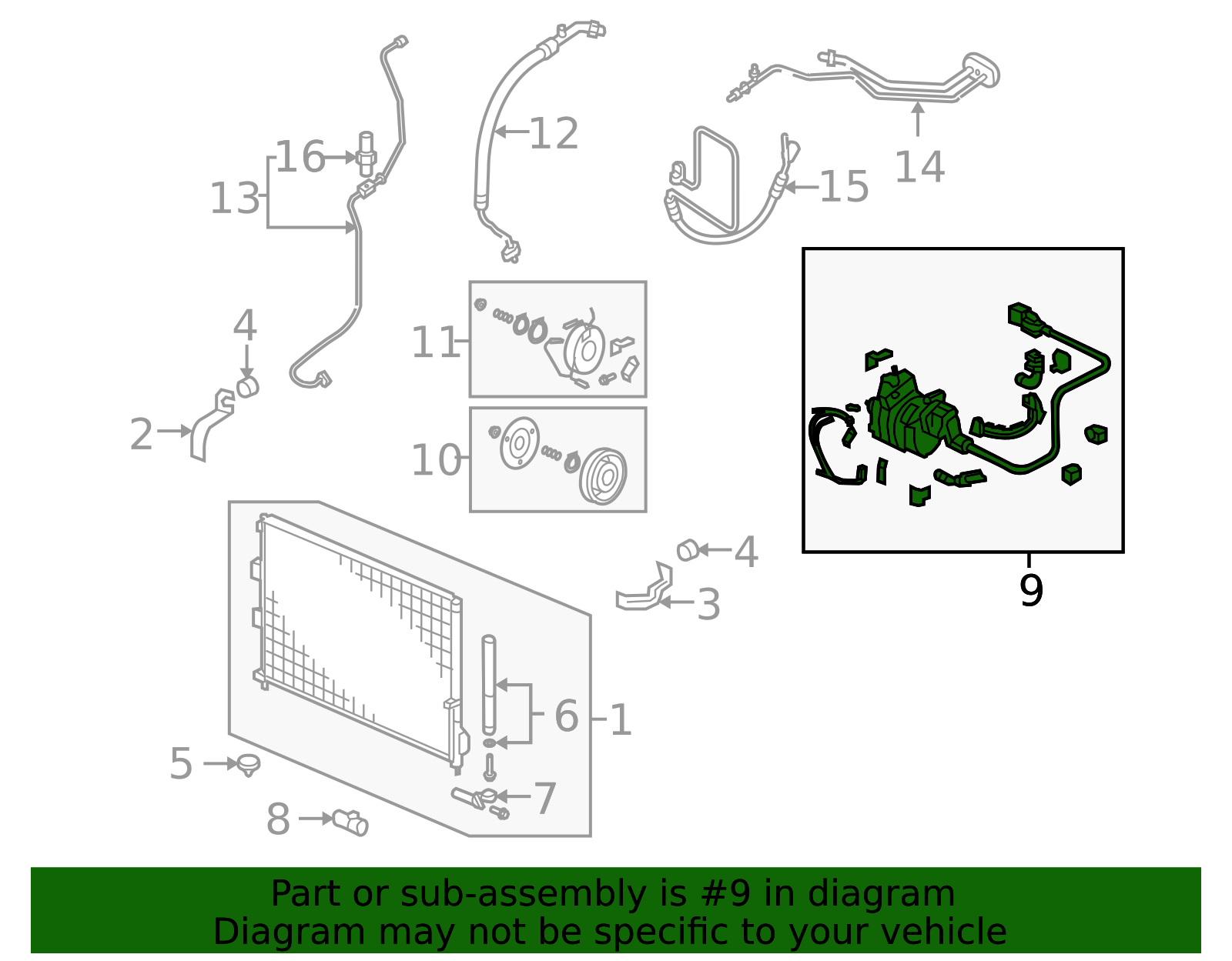 2006-2011 Honda Civic A/C Compressor 38810-RMX-A02 | Clark Knapp Honda