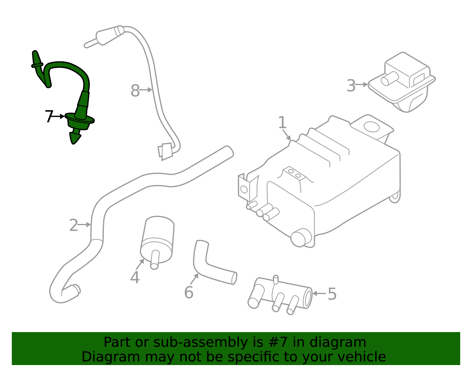 2019-2024 Nissan Altima Oxygen Sensor 22693-6CA1B | Nissan Parts Central