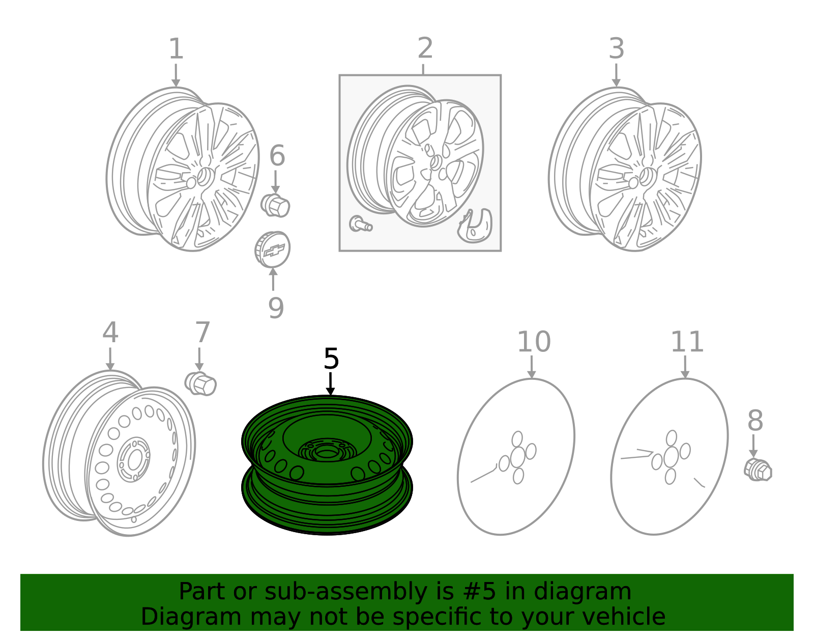 2019-2022 Chevrolet Spark 15 Wheel, Silver Painted 42697755 | Capital ...