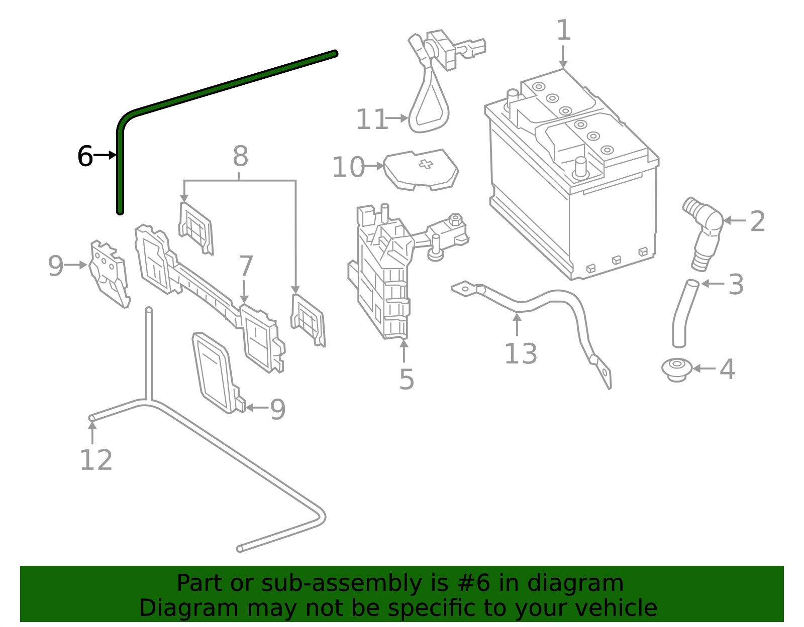 213-540-68-00 - Positive Cable 2017-2025 Mercedes-Benz | Mercedes-Benz ...