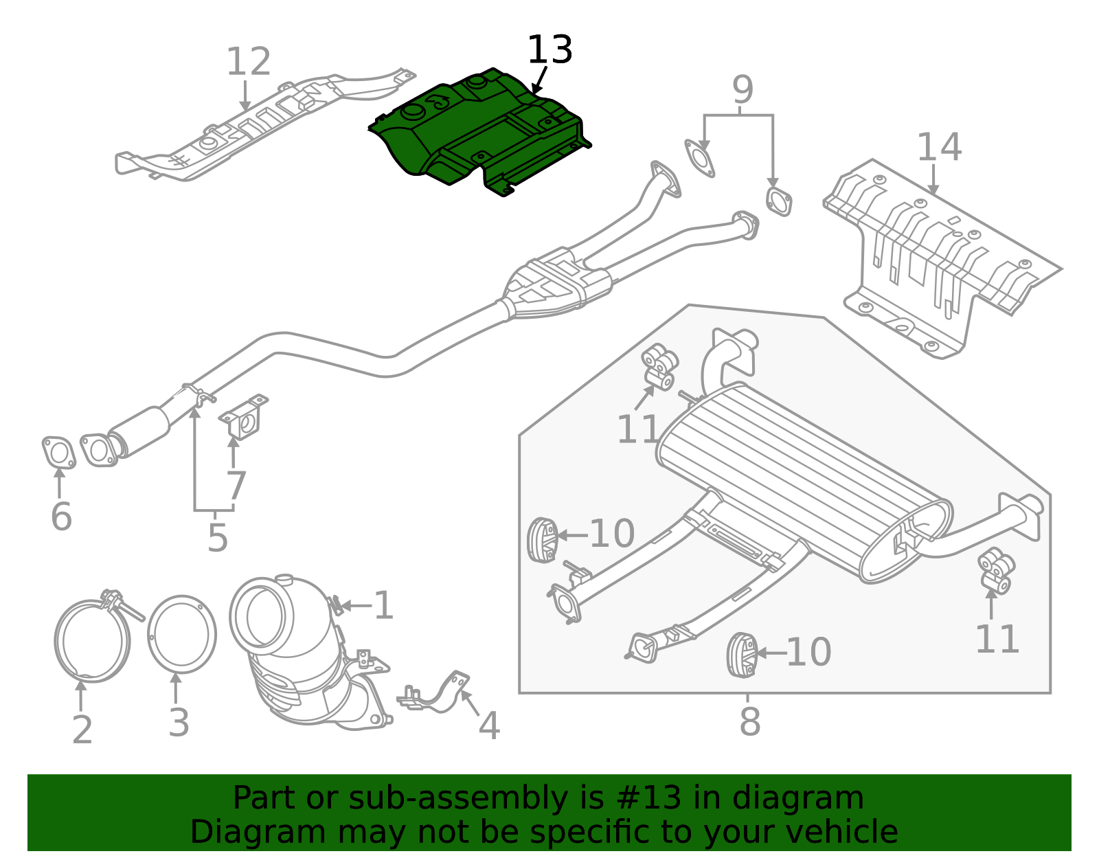 2022-2026 Genesis GV70 Heat Shield 28793-AR000 | MotorMotor