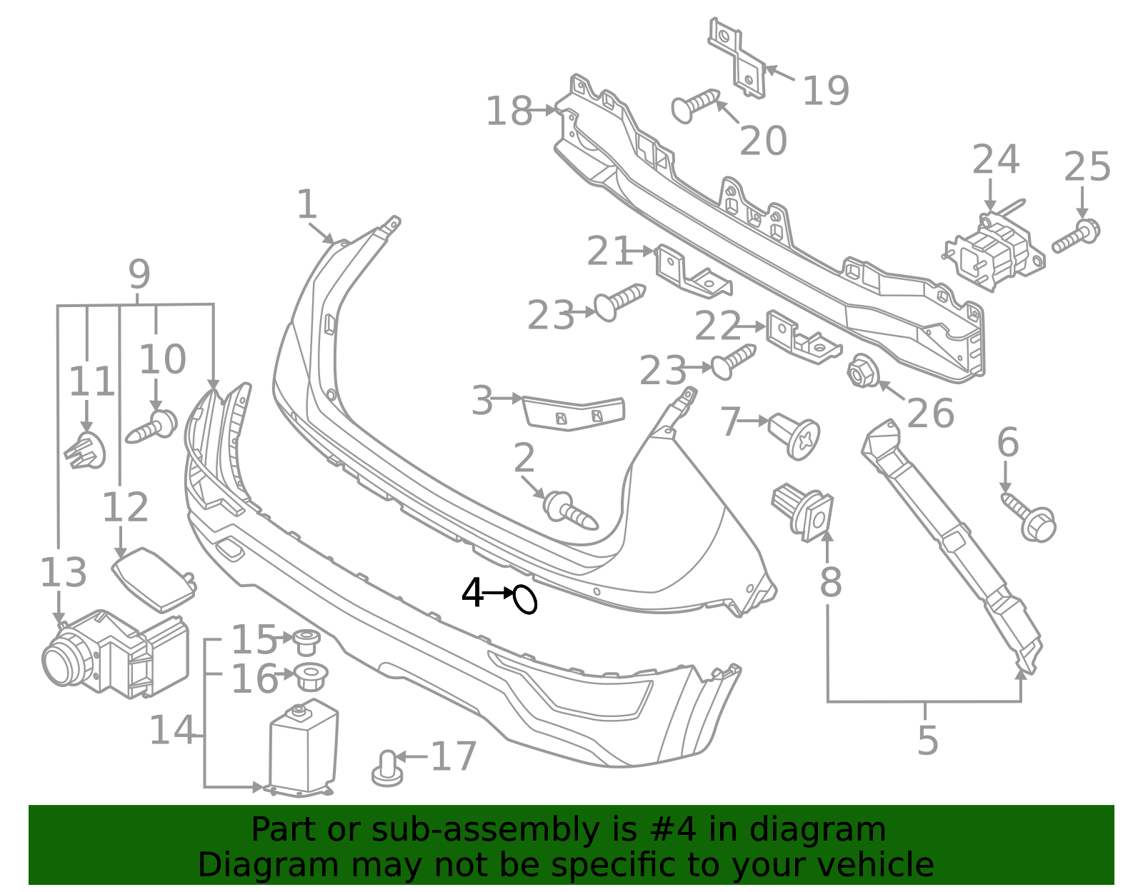 81777-G5000 - Bumper Cover Tape 2020-2025 Kia | Kia.Parts Store