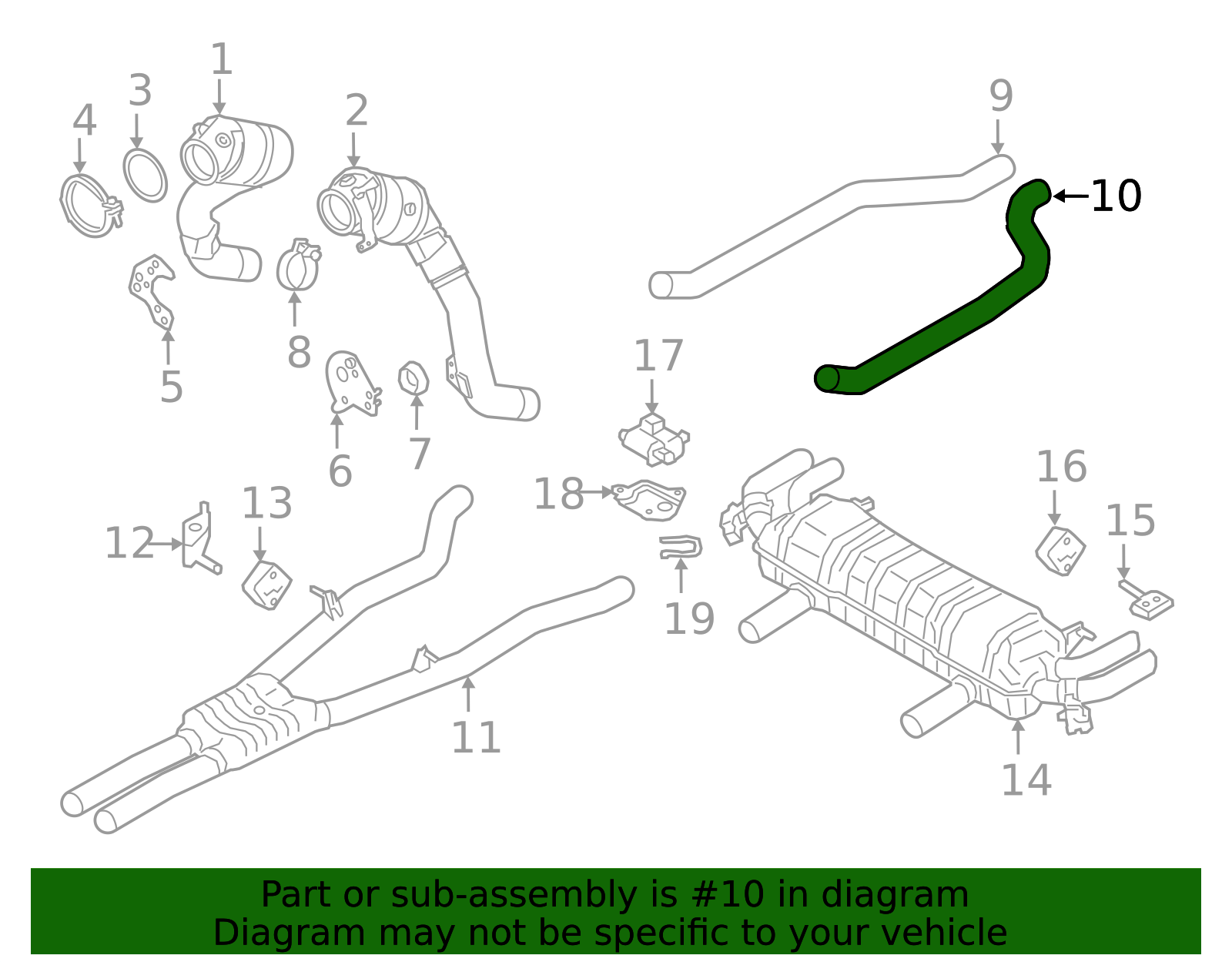 18308692989 - 2019-2025 BMW Front Pipe (18-30-8-692-989) | BMW of South ...
