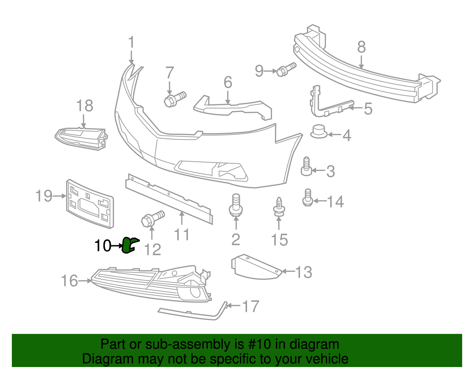 2013-2014 Acura TL Front Bumper Tow Hook Bracket Cover Cap Black | All ...