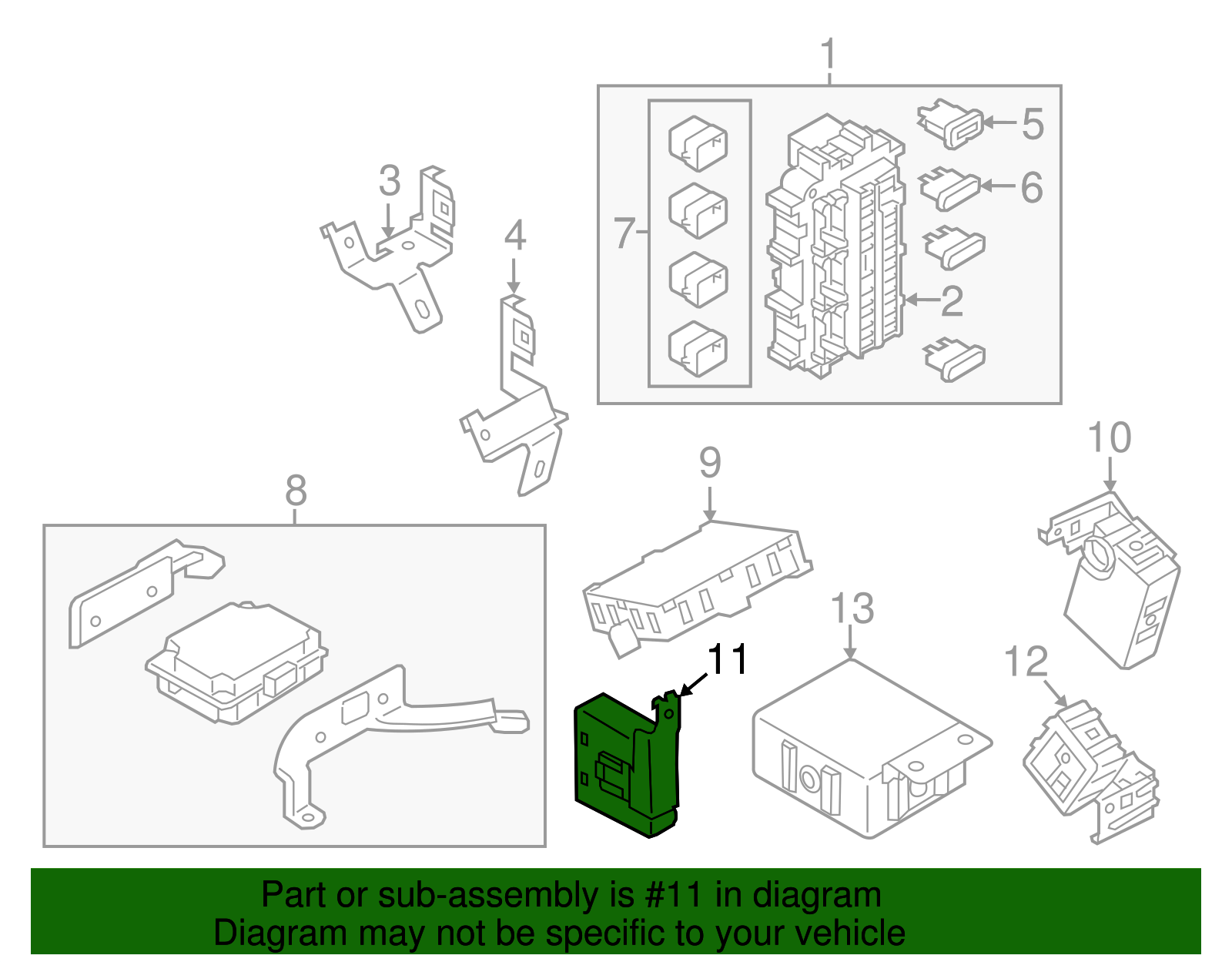 2018-2024 Nissan Armada Module 98800-5ZM1A | Scott Evans Nissan Parts
