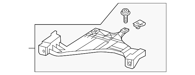 2013 Audi Headlight Bracket 8T0-941-454-B | Genuine Audi Parts