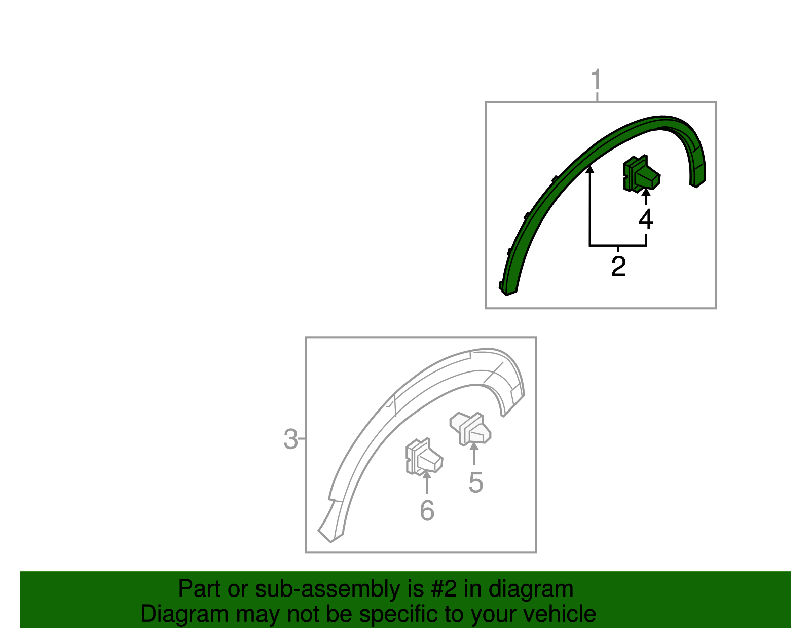 40017387 - Fender Flare 2016-2025 Volvo XC90 | OEM Euro Parts