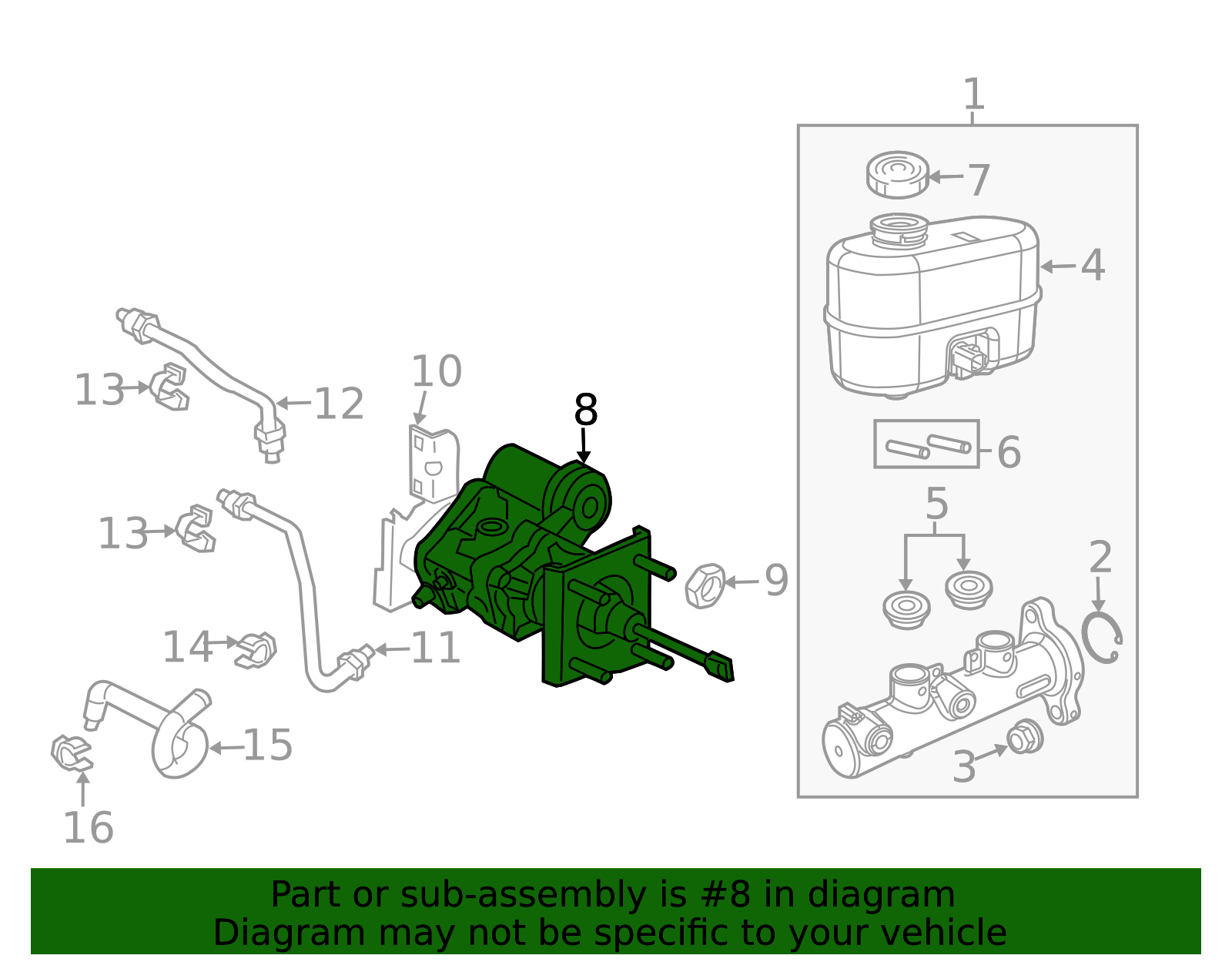 2012-2018 Ram Booster 68144663AA | Mopar Parts Canada