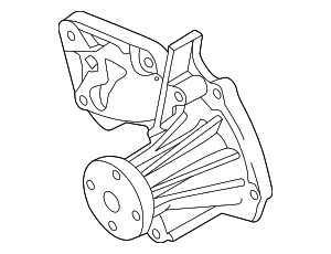 2014-2020 Ford Water Pump Assembly DS7Z-8501-E | OEM Parts Online