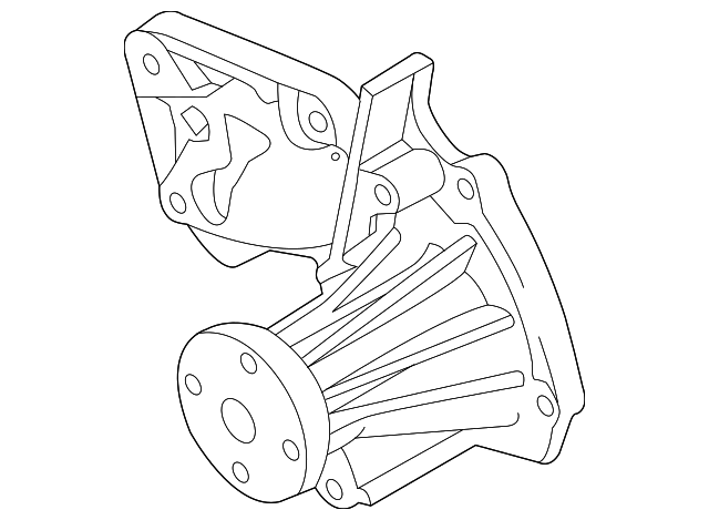 2014-2020 Ford | Water Pump Assembly | DS7Z-8501-E | Walls' Ford Parts