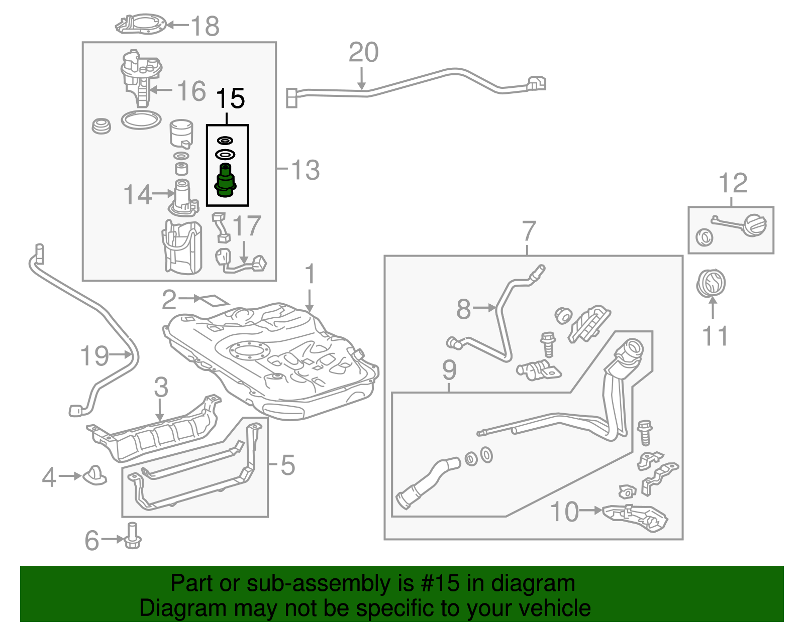 2011-2018 Toyota 2011-2018 Toyota - Fuel Injection Pressure Regulator ...