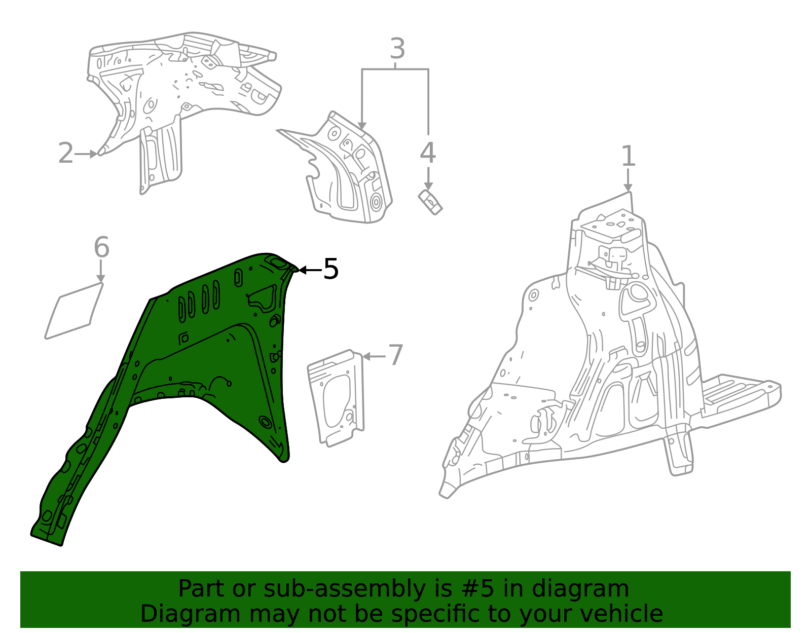 2020-2025 Buick Encore GX Outer Wheelhouse 60007560 | Shop Matick Buick GMC